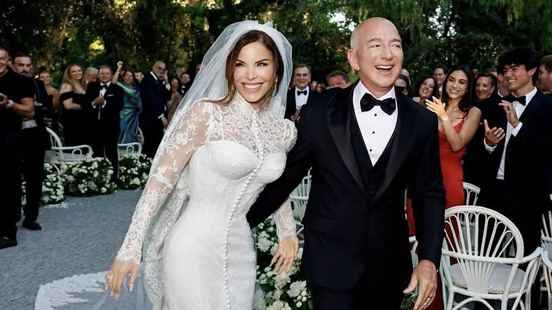 Cumbre del mal gusto en la boda de Jeff Bezos en Venecia: «invitadas ...